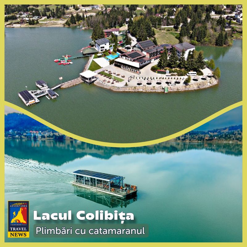 Plimbare cu Catamaranul pe Lacul Colibița – Rezervă Online de la Vatra ...